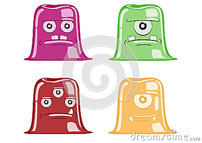 Monster Jelly Vector | CartoonDealer.com #62138965