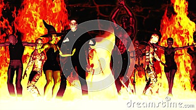 Dancing Skeleton stock video. Video of heavy, scary, headphones - 40324029