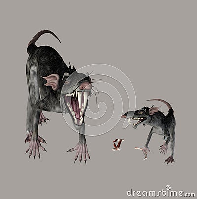 Monster Rats Royalty Free Stock Photography - Image: 4678847