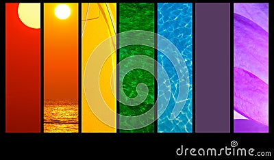 Montage Colors Stock Images - Image: 11912834