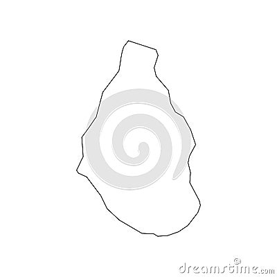 Montserrat Map Outline Cartoon Vector | CartoonDealer.com #95014663
