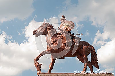 Monument Of Khan Asparukh In Strelcha Bulgaria Royalty-Free Stock Photo ...