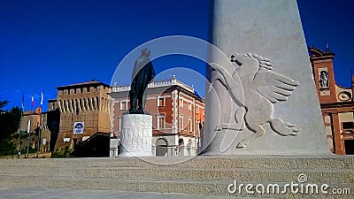 Monumento Di Lugo Francesco Baracca Fotografia Editoriale - Immagine ...