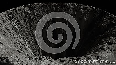 Moon Collapse, Surface Shrink and Crack Stock Video - Video of galaxy ...