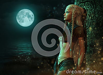 Moonlight Fairy, 3d CG Stock Photography | CartoonDealer.com #62522306