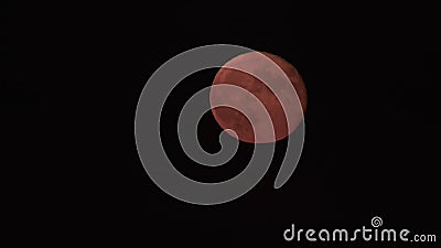 Moonrise Timelapse in the Night Sky Stock Footage - Video of clear ...