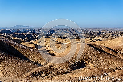 Moonscape Fantrastic Namibia Landschaft, Eorngo Stockfoto - Bild: 48839229