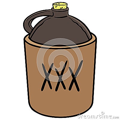 Cartoon Moonshine Jug Stock Illustrations – 21 Cartoon Moonshine Jug ...