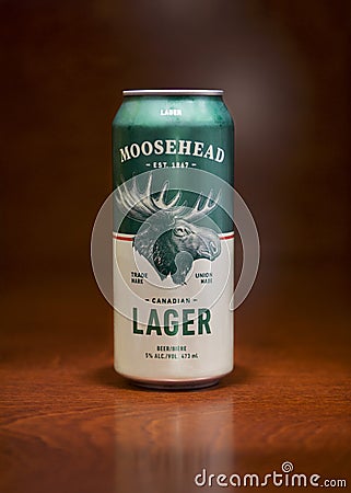 Moosehead Lager Can Editorial Image | CartoonDealer.com #127255728