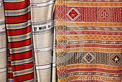 Moroccan Fabrics Stock Photography - Image: 2017432