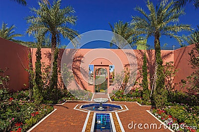 Moroccan Garden Stock Photo - Image: 35915290