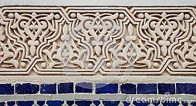 Moroccan Plaster Arabesque Carving Royalty-Free Stock Photography ...