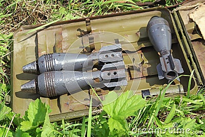 Mortar Shells Stock Photo - Image: 45195901
