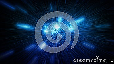Dancing Blue Lights Background Stock Video - Video of abstract ...
