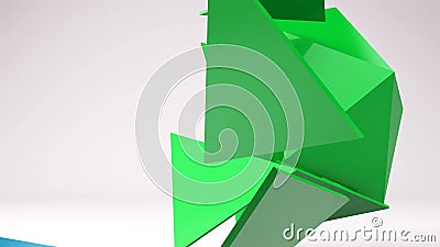 Motion Graphics of 3d Abstract Geometric Shape Transformation ...