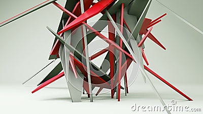 Motion Graphics of 3d Abstract Geometric Shape Transformation ...