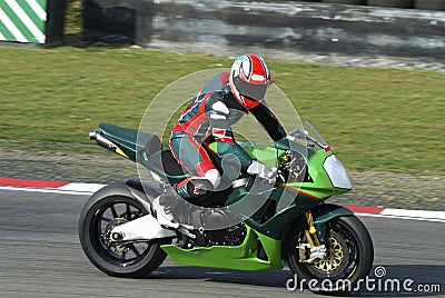 Motorbike Rider Royalty Free Stock Image - Image: 2425996