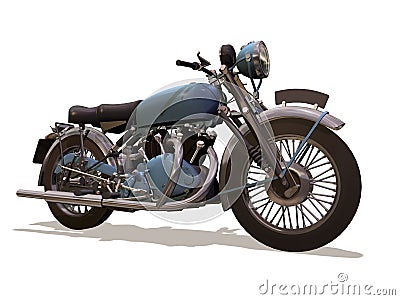 Motorcycle Retro Stock Photos - Image: 3144823