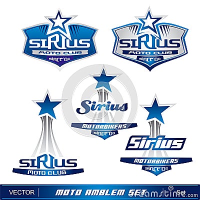 Motto Emblem Set Vector Illustration | CartoonDealer.com #20254138