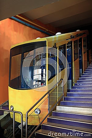 Mount Lycabettus Funicular Stock Photo - Image: 28034300
