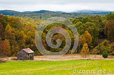 Mountain Farm Land In Virginia Mountains Royalty Free Stock Photography ...