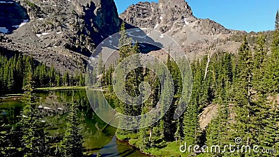 High Mountain Lake in the Seven Devils Mountain Range in Central Idaho ...