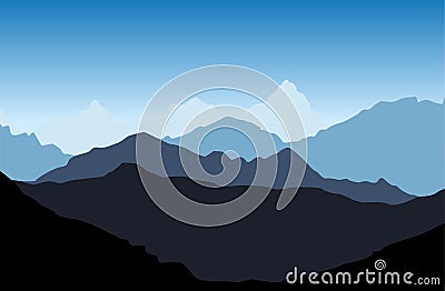 Mountain Vector Royalty Free Stock Image - Image: 7413666