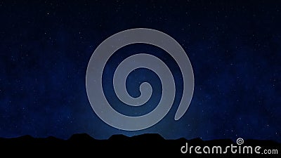 Mountains Starry Sky Background CG Motion Graphics Stock Footage ...