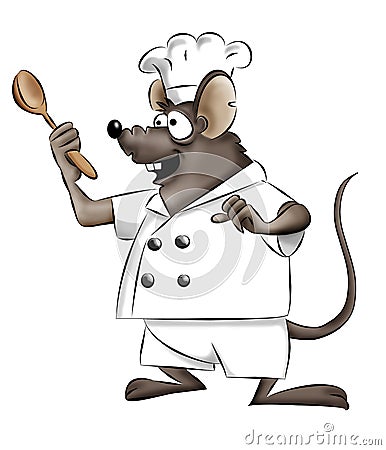 Mouse Chef Royalty Free Stock Images - Image: 4064429