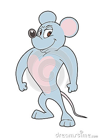 Mouse Strong Stock Illustration - Image: 63875072