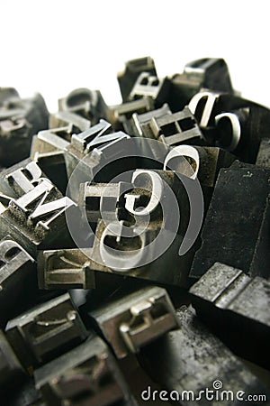 Movable Type Royalty Free Stock Image - Image: 1545806