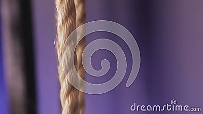 The Movement of the Cable Rope Lifting Mechanism Stock Footage - Video ...