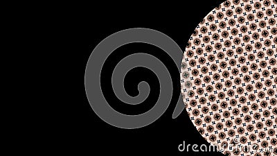 2D Graphic Pattern that Rotates Clockwise and Then Anticlockwise, Moves ...