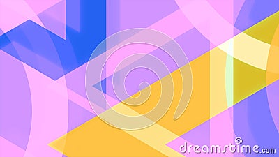 Moving Geometric Shapes for Insertion. Motion. Triangular Shapes Move in Animated Background ...