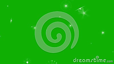 Moving Glitter Particles Motion Graphics with Green Screen Background ...