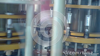 Moving Mechanical Parts of Different Shapes and Sizes. Stock Video ...