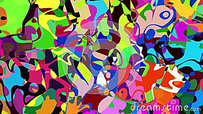 Psychedelic Moving Background Stock Footage - Video of loop ...