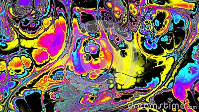 Psychedelic Moving Background Stock Footage - Video of smooth, render ...