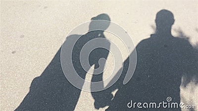 Moving Shadows, Men and Women Stock Footage - Video of adults, sidewalk ...