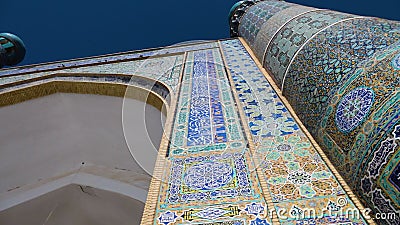 Unique Patterns Inside a Mosque Stock Footage - Video of marble ...