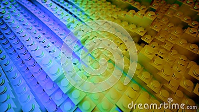 Moving Wavy Lines with Buttons. Design. Abstract 3d Stripes with ...