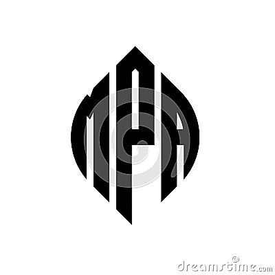 MPA Circle Letter Logo Design With Circle And Ellipse Shape. MPA ...