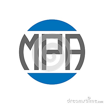 MPA Letter Logo Design On White Background. MPA Creative Initials ...