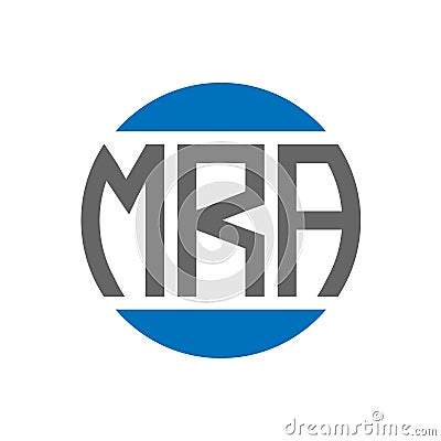 MRA Letter Logo Design On White Background. MRA Creative Initials ...