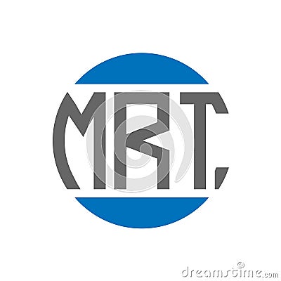 MRT Letter Logo Design On White Background. MRT Creative Initials ...