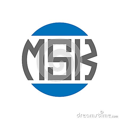 MSK Letter Logo Design On White Background. MSK Creative Initials ...