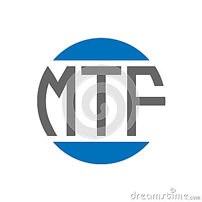 MTF Letter Logo Design On White Background. MTF Creative Initials ...
