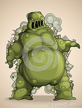 Mud Monster Stock Image - Image: 25968281