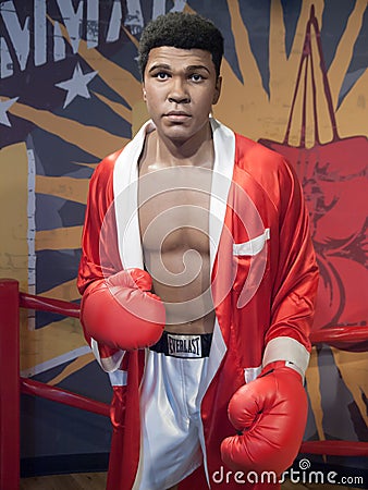 Muhammad Ali Wax Statue Editorial Stock Image - Image: 28332289