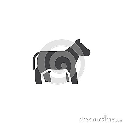 Mule Side View Vector Icon | CartoonDealer.com #140554849